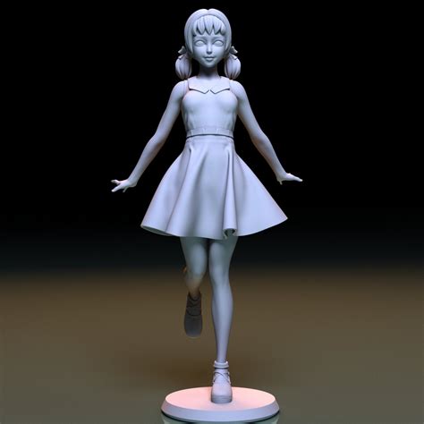 Resin Model Minamoto Shizuka 3d Printed Figurine Scaled Models