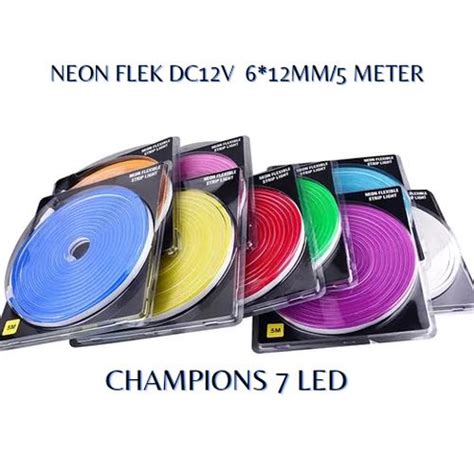 Jual Lampu Selang Neon Flek Led Strip Fleksibel Meter Dc V Ip Putih Kota Tangerang