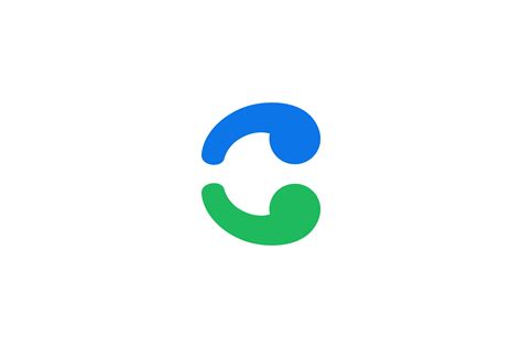 Blue Green Initial Letter Comma C Logo Graphic By Onripus Creative
