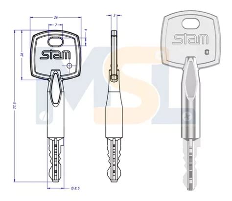 Trava Tetra Stam Fechadura Auxiliar 1004 Roseta Redonda Inox Mebuscar