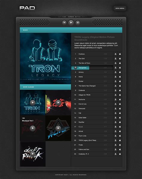 Pad Ui Tablet Ui Pad Lorem Ipsum