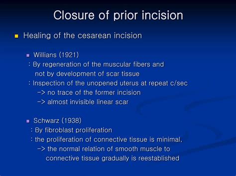 Ppt Williams Ch26 Prior Cesarean Delivery Powerpoint Presentation