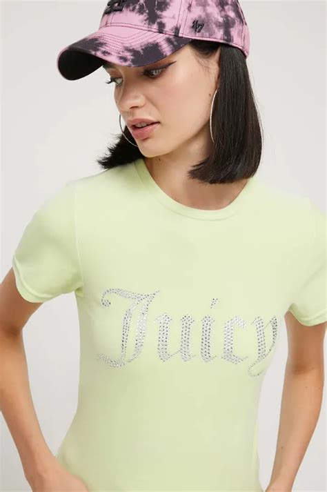 Футболка Juicy Couture жіночий колір зелений | ANSWEAR.ua
