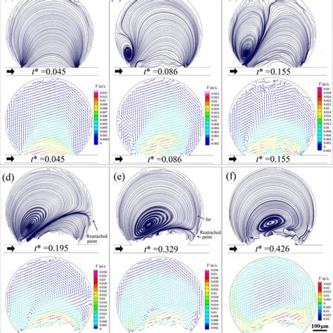 Micro Piv Results Of The Streamlines And Velocity Vector Fields Of The