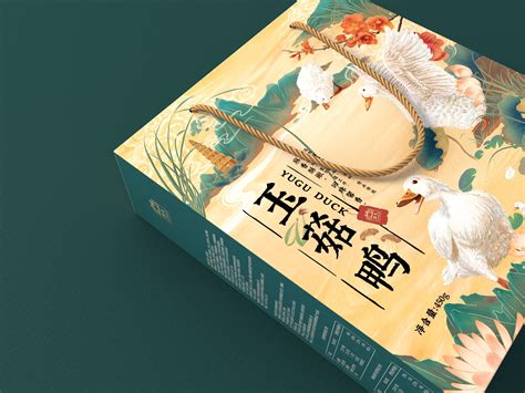 线礼 玉菇鸭包装设计形容品牌设计 站酷zcool