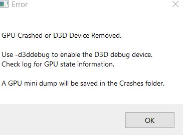 Unreal Engine 5 Has Crashed On Me Like Six Times With The Same Error