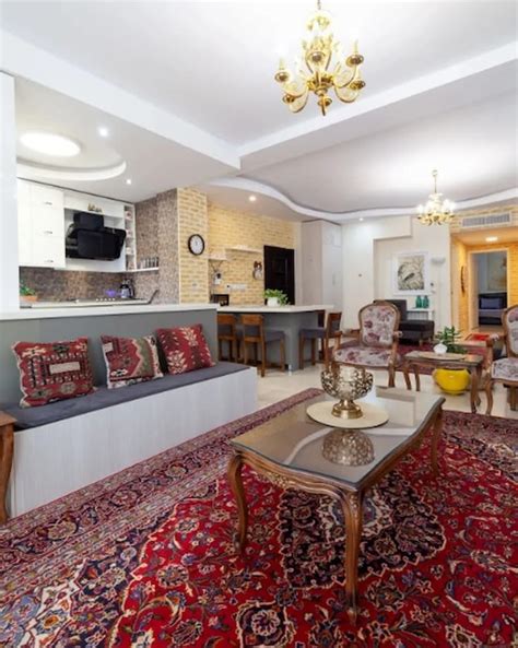 طراحی دکوراسیون خانه 105 متری ایرانی با تلفیق المان‌‌های سنتی و مدرنیته