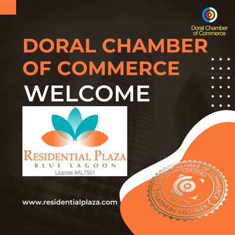 Doral Chamber Welcomes Residential Plaza At Blue Lagoon