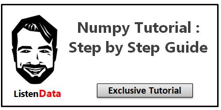 NumPy Tutorial With Exercises