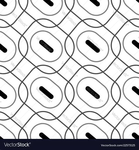 Abstract Pattern Rounded Rectangle Shapes Vector Image