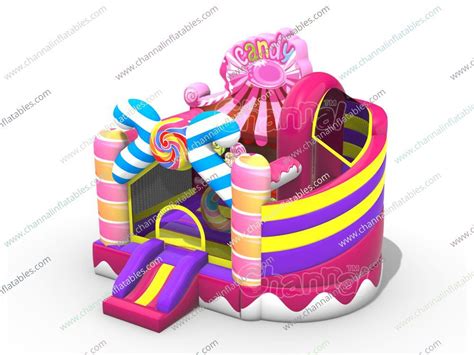 Candy Store Inflatable Bouncer Playground Bouncy Combo Jumping Castle