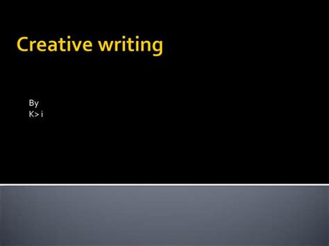 Creativity Ppt