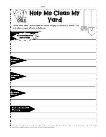 Persuasive Writing Template Prntbl Concejomunicipaldechinu Gov Co