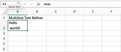 Multiline Text In Excel Cell Using Apache Poi Baeldung