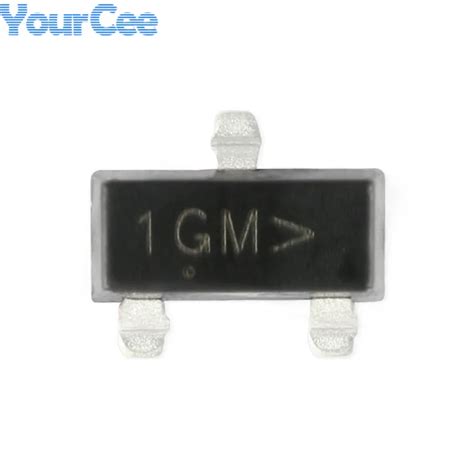 10pcs MMBTA06LT1G MMBTA06 1GM SOT 23 SMD NPN Transistor 80V 500mA New
