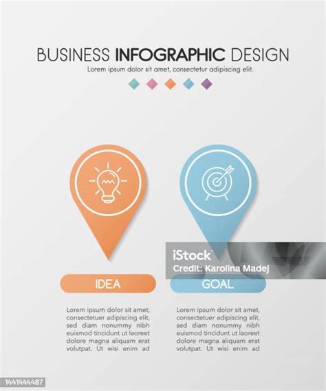 2 단계의 인포 그래픽 템플릿입니다 간단한 다이어그램 벡터 3차원 형태에 대한 스톡 벡터 아트 및 기타 이미지 3차원 형태 개념 그래프 Istock