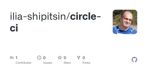 GitHub Ilia Shipitsin Circle Ci