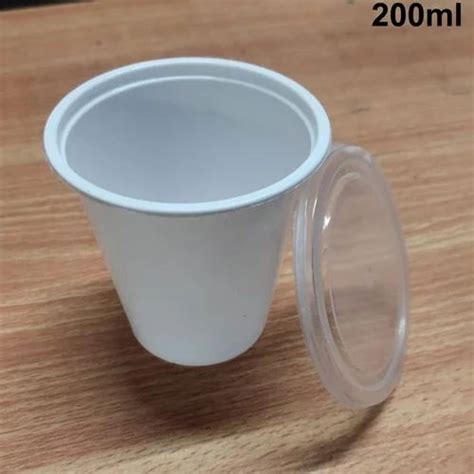 200ml White Plastic Lassi Glass At ₹ 220piece In Valsad Id 26378911673