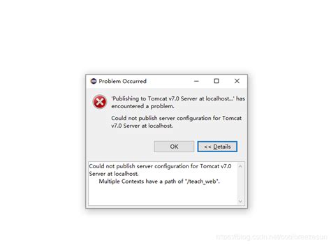 Could Not Publish Server Configuration For Tomcat V70 Server At