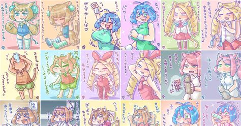 オリジナル 2023年8月 ラクガキまとめ のりてんのマンガ ネコミミ ヒトネコ ラクガキ Pixiv