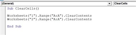 Clear Cell Contents On Multiple Sheets With A Macro How To Excel At Excel
