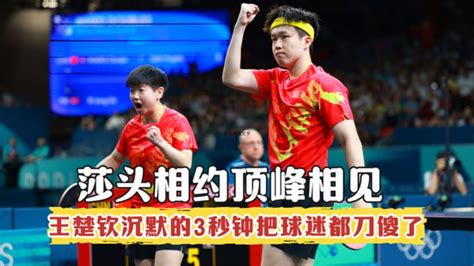 莎头约定顶峰相见王楚钦沉默的三秒钟把球迷刀傻了 YouTube