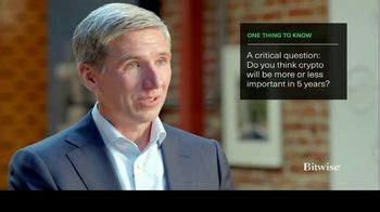 Bitwise Asset Management Tv Spot One Thing To Know News Changes Fast