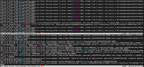 Hadoop Why Does Yarn Resourcemanager Always Shutdown As I Submit A Job Stack Overflow