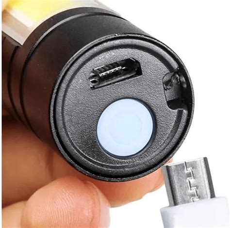 Linterna Luz Led Recargable Usb My Home Solutions