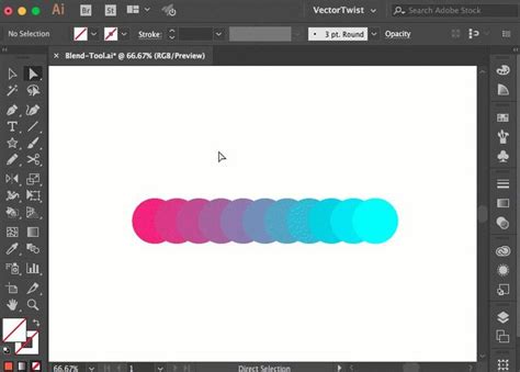 How To Use The Blend Tool In Adobe Illustrator Cc