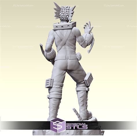 Bakugou 3d Model Realistic Version From My Hero Academia Specialstl