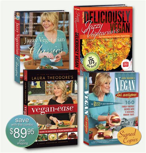 Ultimate Cookbook Combo Jazzy Vegetarian Vegan And Delicious