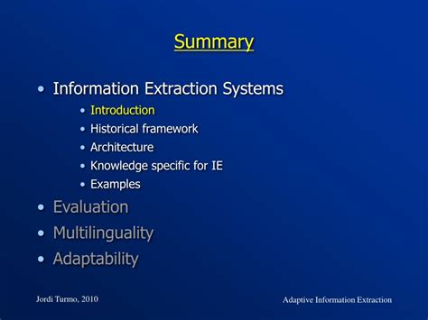 Ppt Information Extraction Powerpoint Presentation Free Download