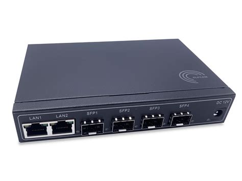 IPV 4SFP 2RJ45 FMCS FIBER MEDIA CONVERTER SWTICH 4 SFP HS 853650