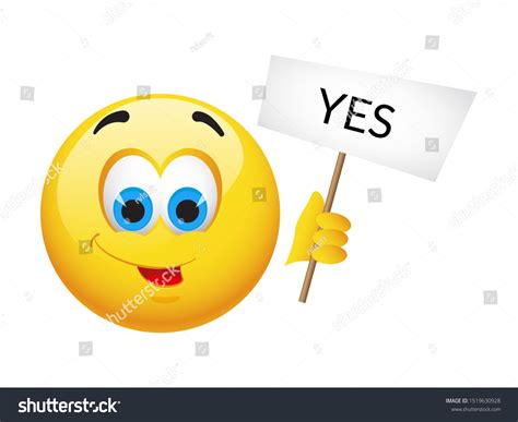 Yellow Emoticons Emojis Vector Illustration Realistic Stock Vector