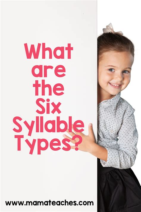 What Are The Six Syllable Types Mama Teaches