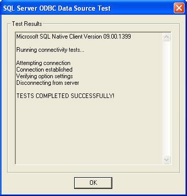 SQL Server DSN And ODBC Configuration