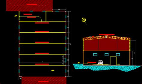 Extension Industrial Body Dwg Section For Autocad • Designs Cad