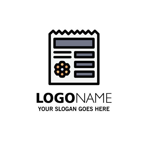 Basic Ui Manu Document Business Logo Template Flat Color 17996174 Vector Art At Vecteezy