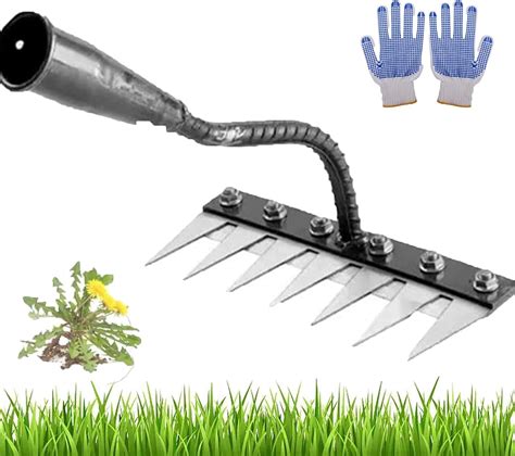 Rateau De Désherbage Avec Manche Outil De Desherbage Râteau De Jardin Desherbage Iron Rake 2 0 5