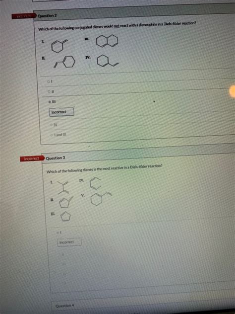 Solved Question 2 Which Of The Following Conjugated Dienes