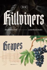 Killviners Modern Blackletter Font Siteoutsite
