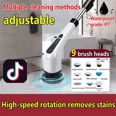 There Are 9 Brush Heads 9 In 1 Multifunctional Electric Magic Brush