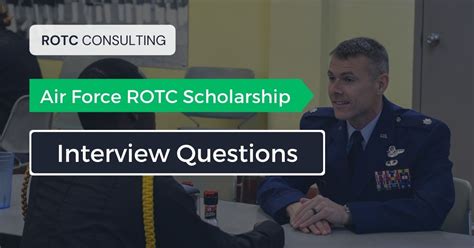 Space Force Rotc Scholarship Interview Questions Rotc Consulting