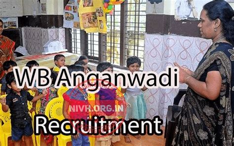 West Bengal Anganwadi Recruitment 2023 Apply Online Job Vacancies