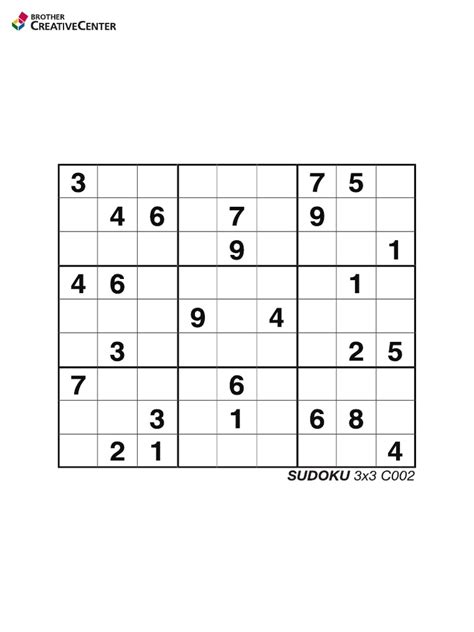Sudoku 3x3 C002 1 En Pdf