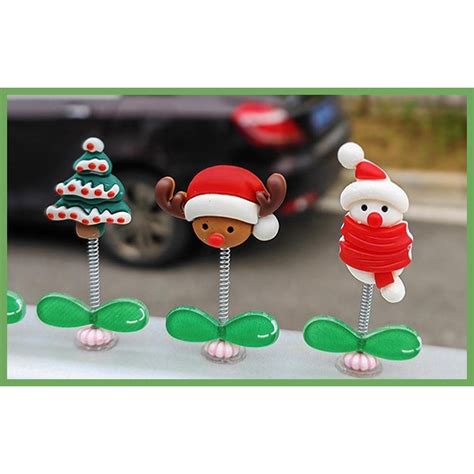 Car Dashboard Ornaments Desk Decor Christmas Ornaments Cute Car