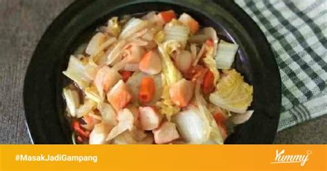 Resep Tumis Sawi Putih Crab Stick Sederhana Rumahan Di Yummy App