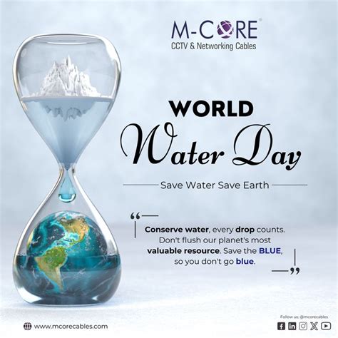 World Water Day Conserve Water Every Drop Counts Dont Flush Our
