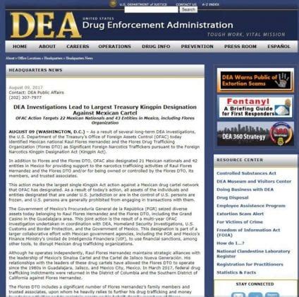 Rafa Márquez sancionado por EEUU por vinculación con el narcotráfico